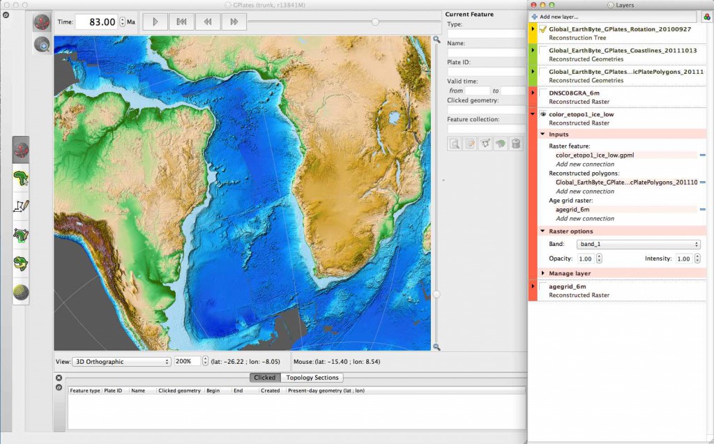 GPlates 2.2 software and data sets – EarthByte