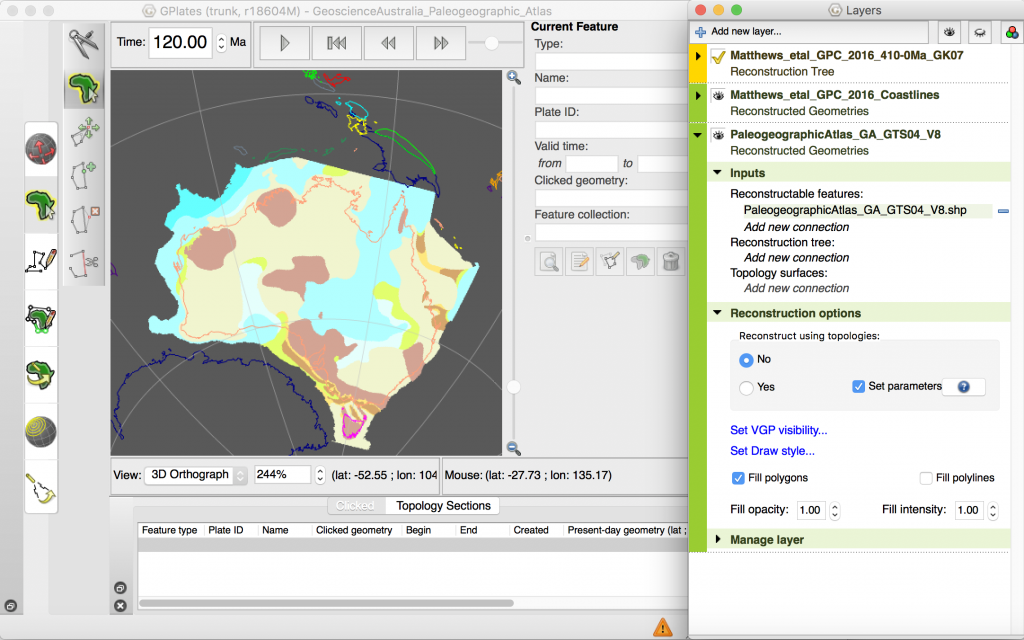 GPlates 2.2 software and data sets – EarthByte