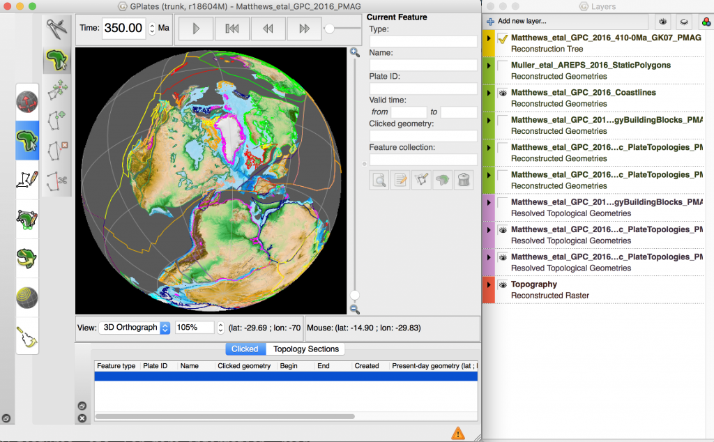 GPlates 2.2 software and data sets – EarthByte