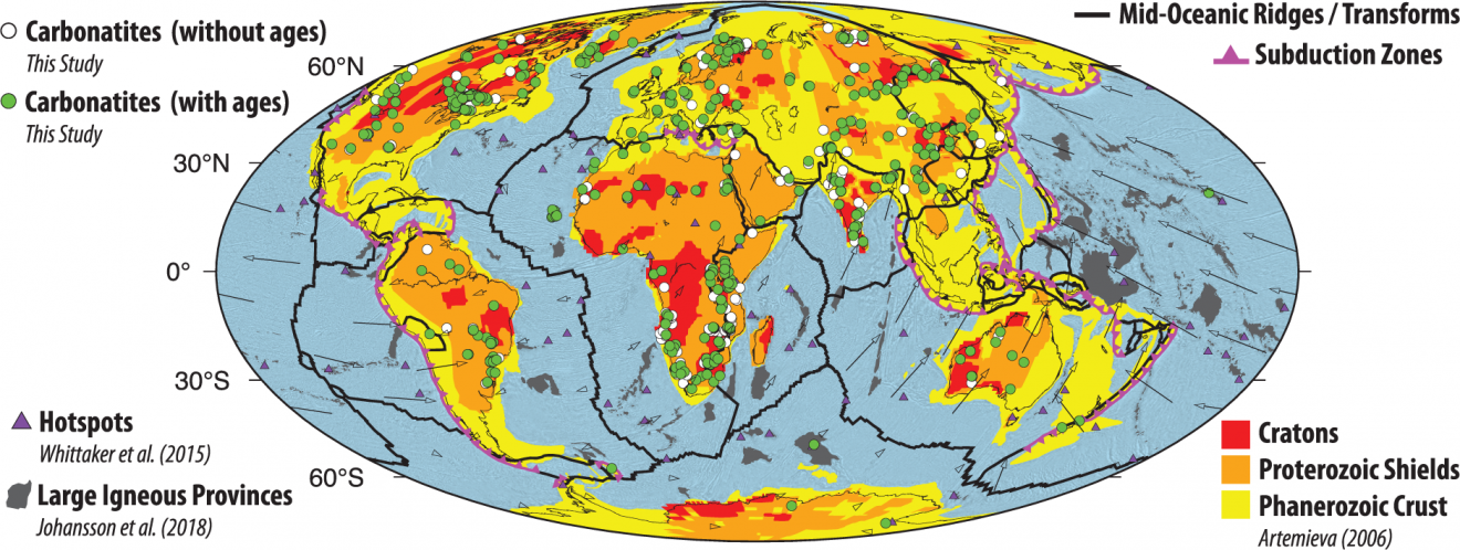 Elements: Carbonatites and global tectonics – EarthByte